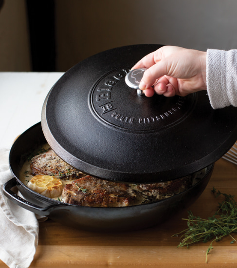 Sauteuse en fonte naturelle 30cm Blacklock - Lodge